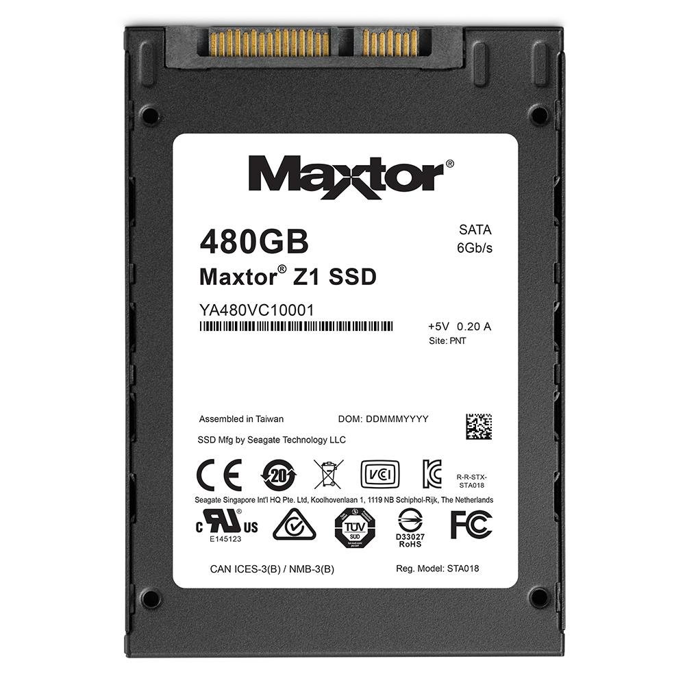SSD Maxtor 480GB, SATA, Leitura 540MB/s, Gravação 475MB/s - YA480VC1A001