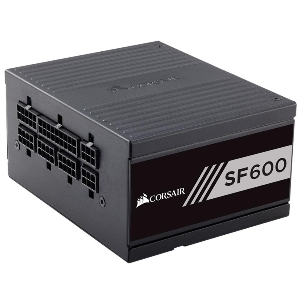 Fonte Corsair SF600, 600W, 80 Plus Gold, Modular - CP-9020105-NA | KaBuM!