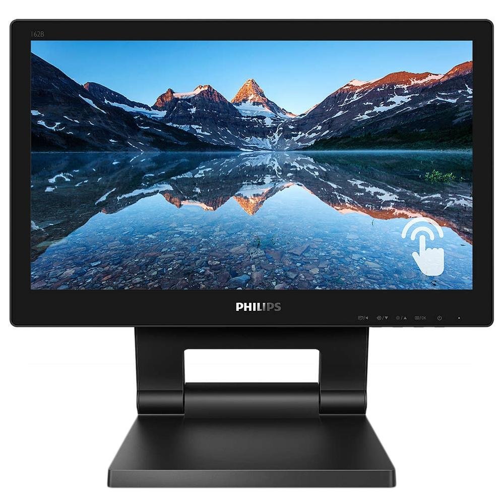 Monitor Philips LED 15.6´ Smooth Touch, HDMI/DisplayPort - 162B9T | KaBuM!