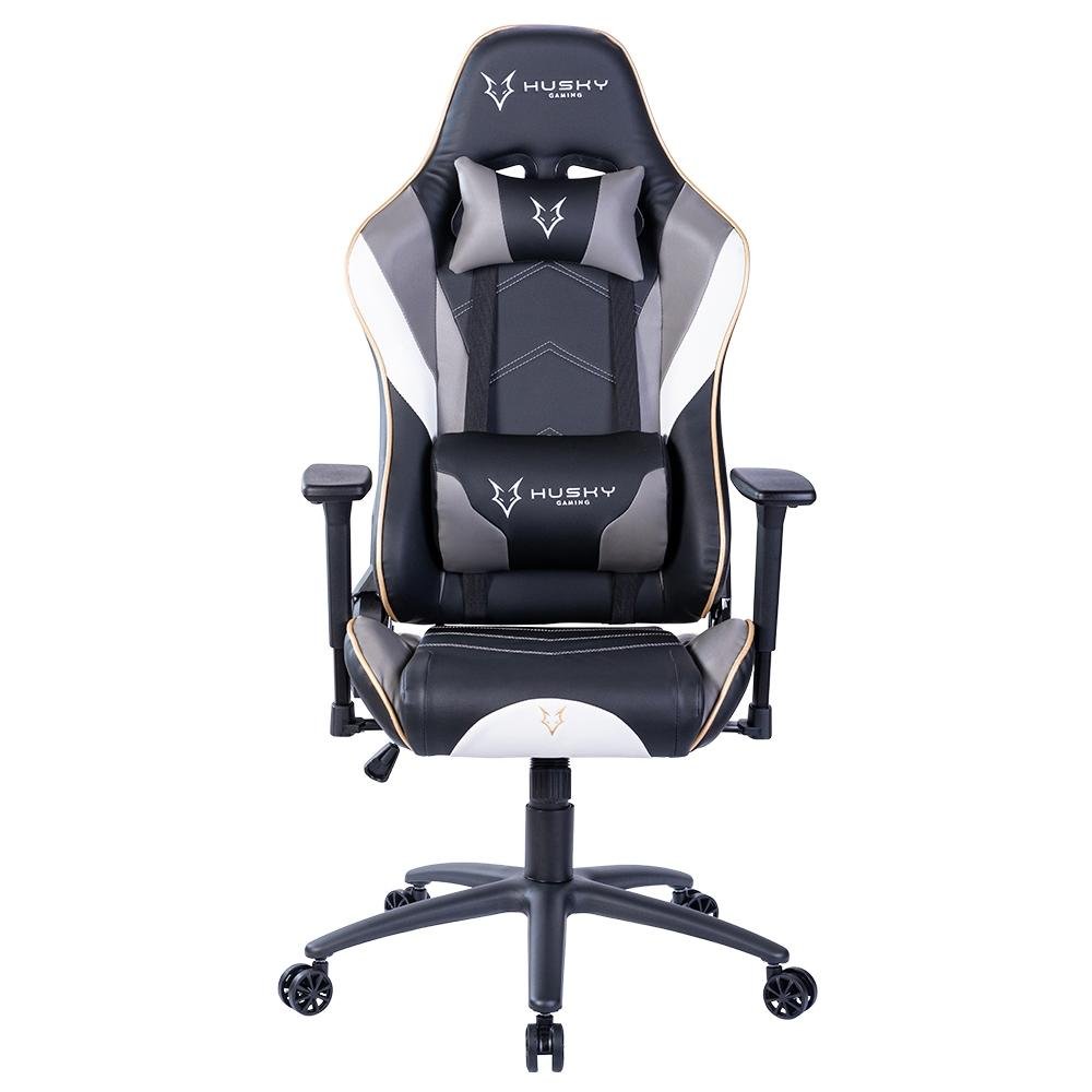Cadeira Gamer Husky Storm, Preto e Cinza | KaBuM!