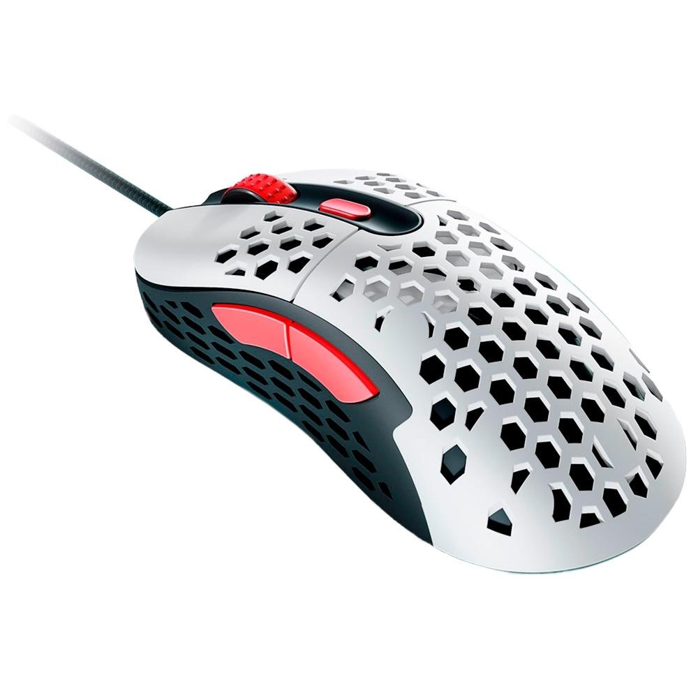 Mouse Gamer Fallen F65 Mars, RGB, 6 Botões, 12000DPI, Branco