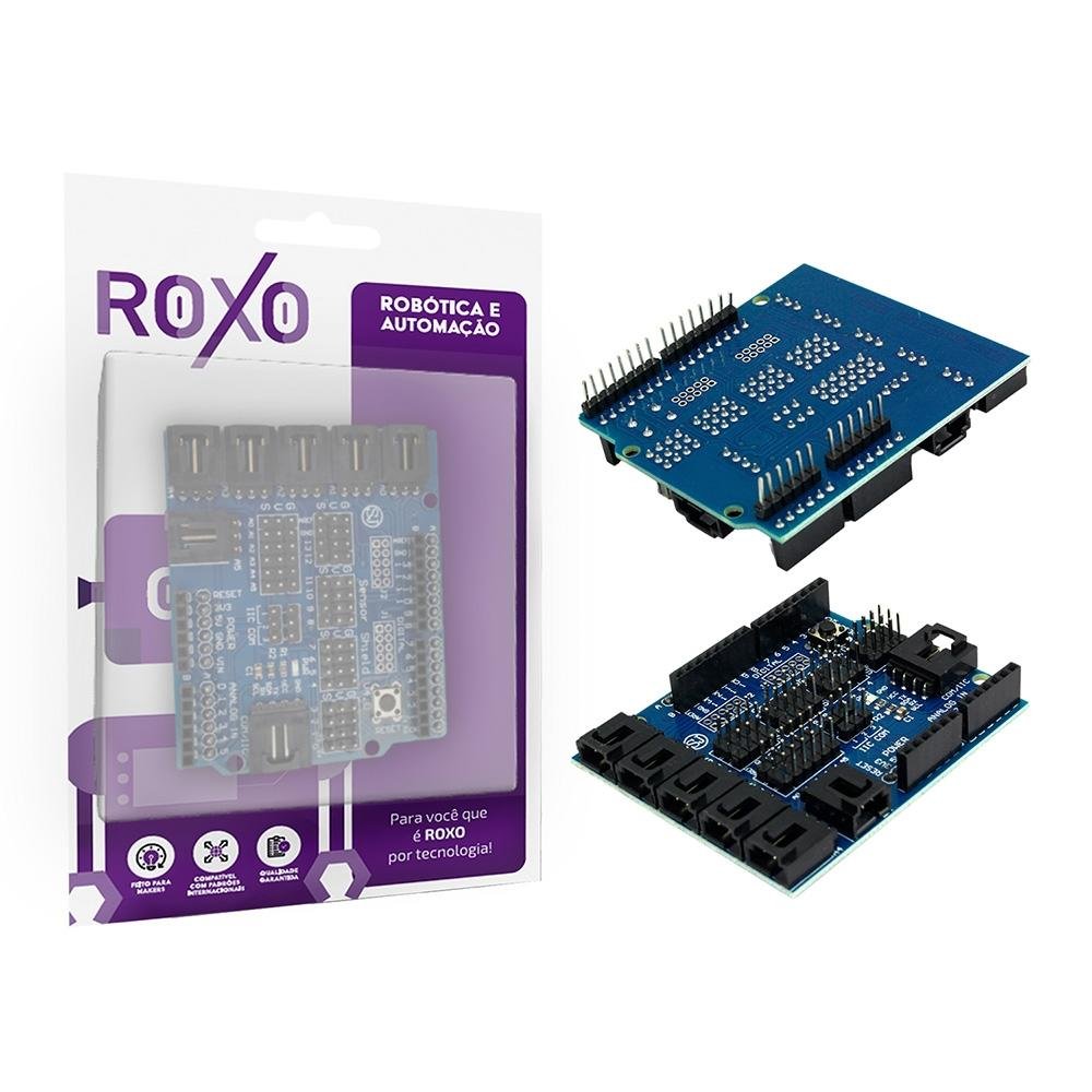 Módulo Sensor Shield RoXo V4.0 | KaBuM! Módulo Sensor Shield RoXo V4.0 | KaBuM!