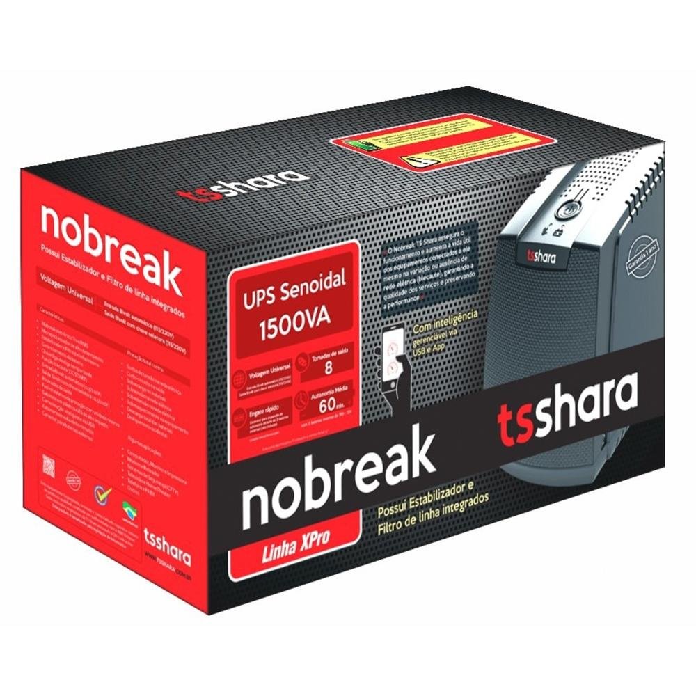 Nobreak TS Shara UPS Xpro Senoidal 1500VA | KaBuM!