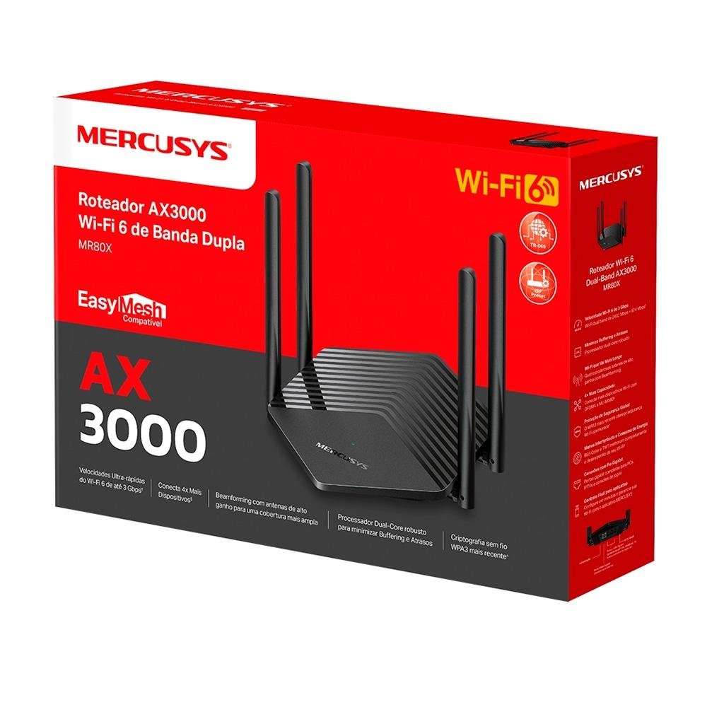 Roteador Mesh Wi-Fi 6 Tp-link MR80X | KaBuM!
