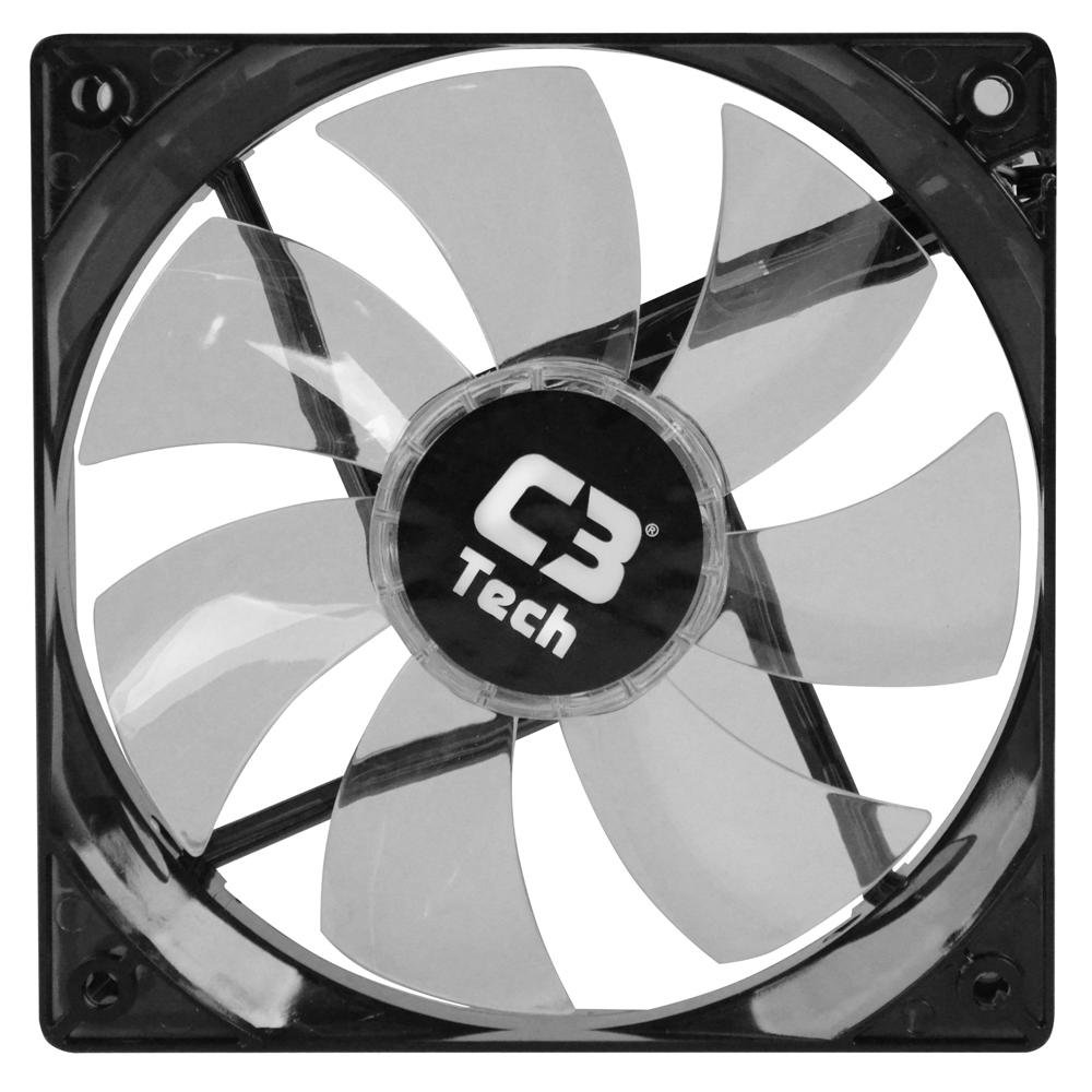 Cooler FAN C3 Tech F7-L100 WH Storm 12cm LED C3T