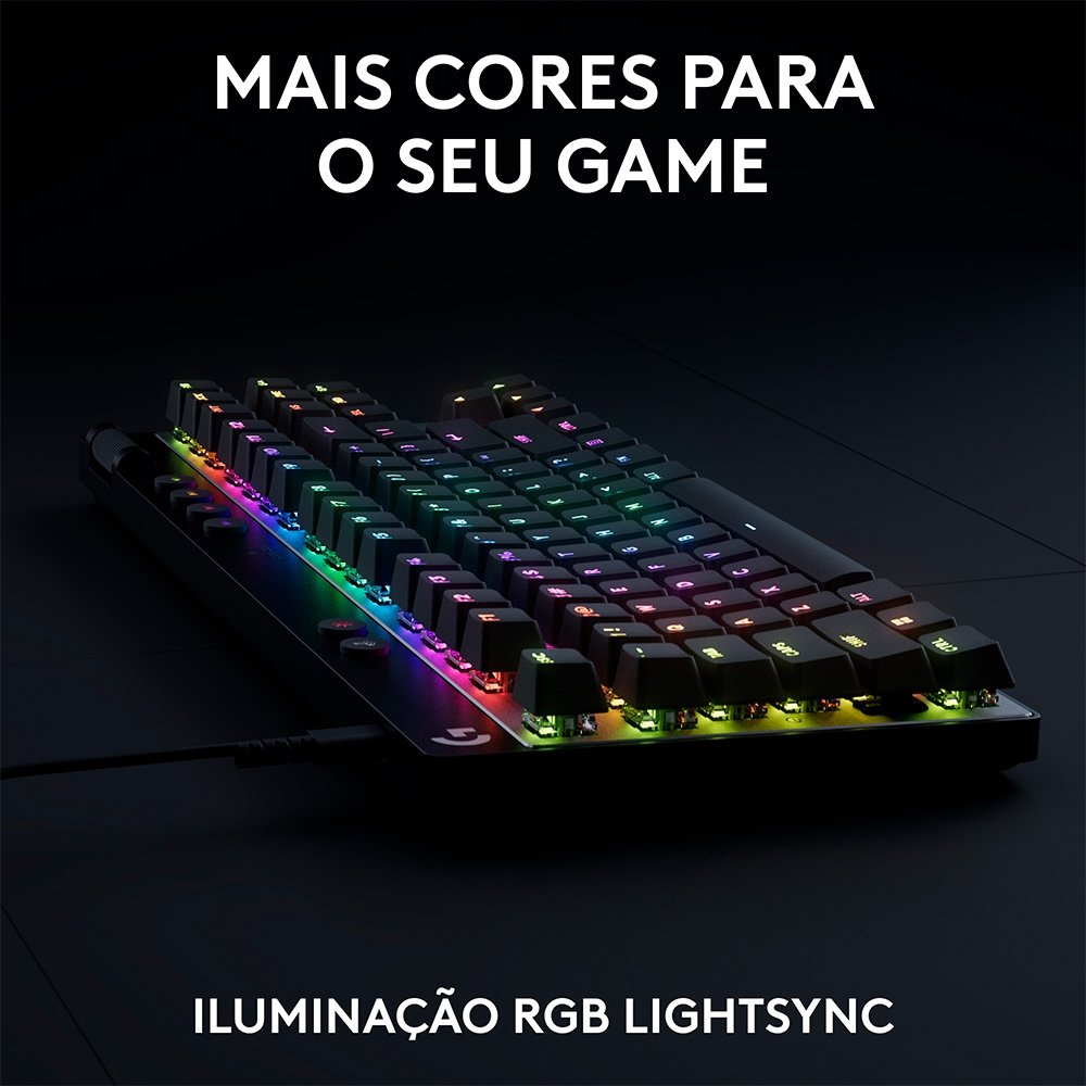 Teclado Gamer Logitech G Pro X Tkl Rapid | KaBuM!