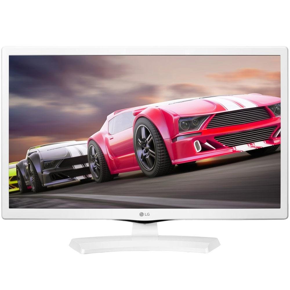 TV Monitor LG 24´, HD, Branco - 24MT49DF-WS