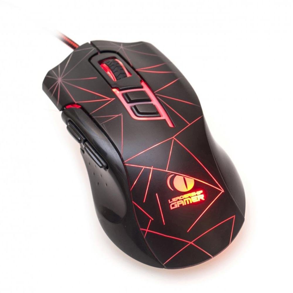 Mouse Gamer Leadership Sniper com LED - 6789