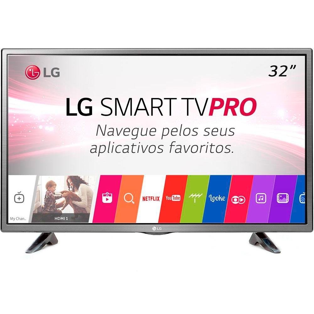 Smart TV LG 32 Polegadas LED, 2 HDMI, USB, Wi-Fi, Conversor Digital ...