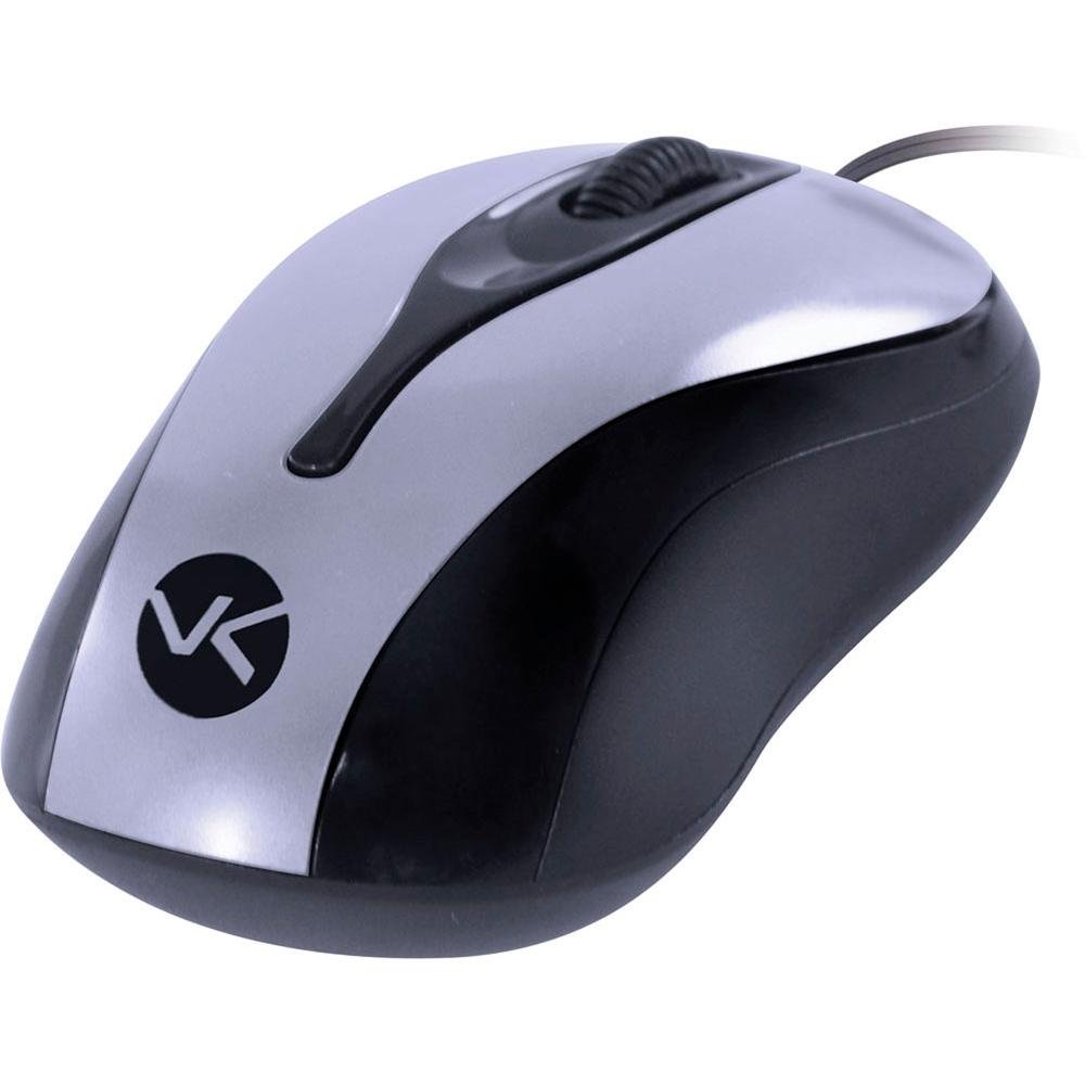 Mouse Vinik Óptico Retrátil USB Preto/Prata MR-40 - 25484