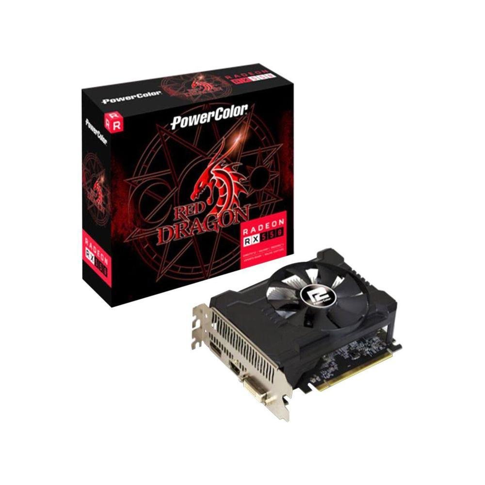 Placa De Vídeo AMD PowerColor RedDragon RX 550