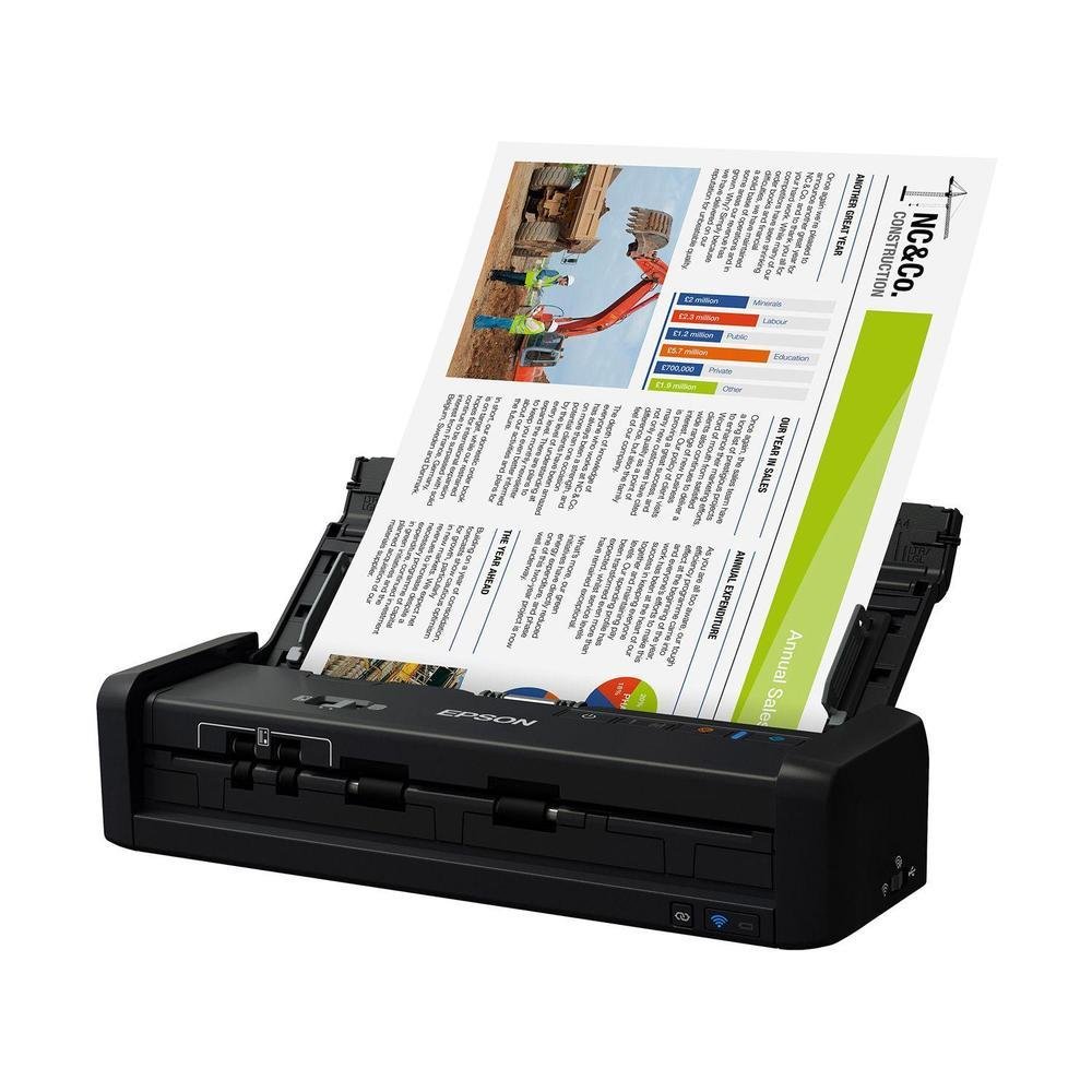 Scanner Portátil Epson WorkForce ES-300W Colorido | KaBuM!