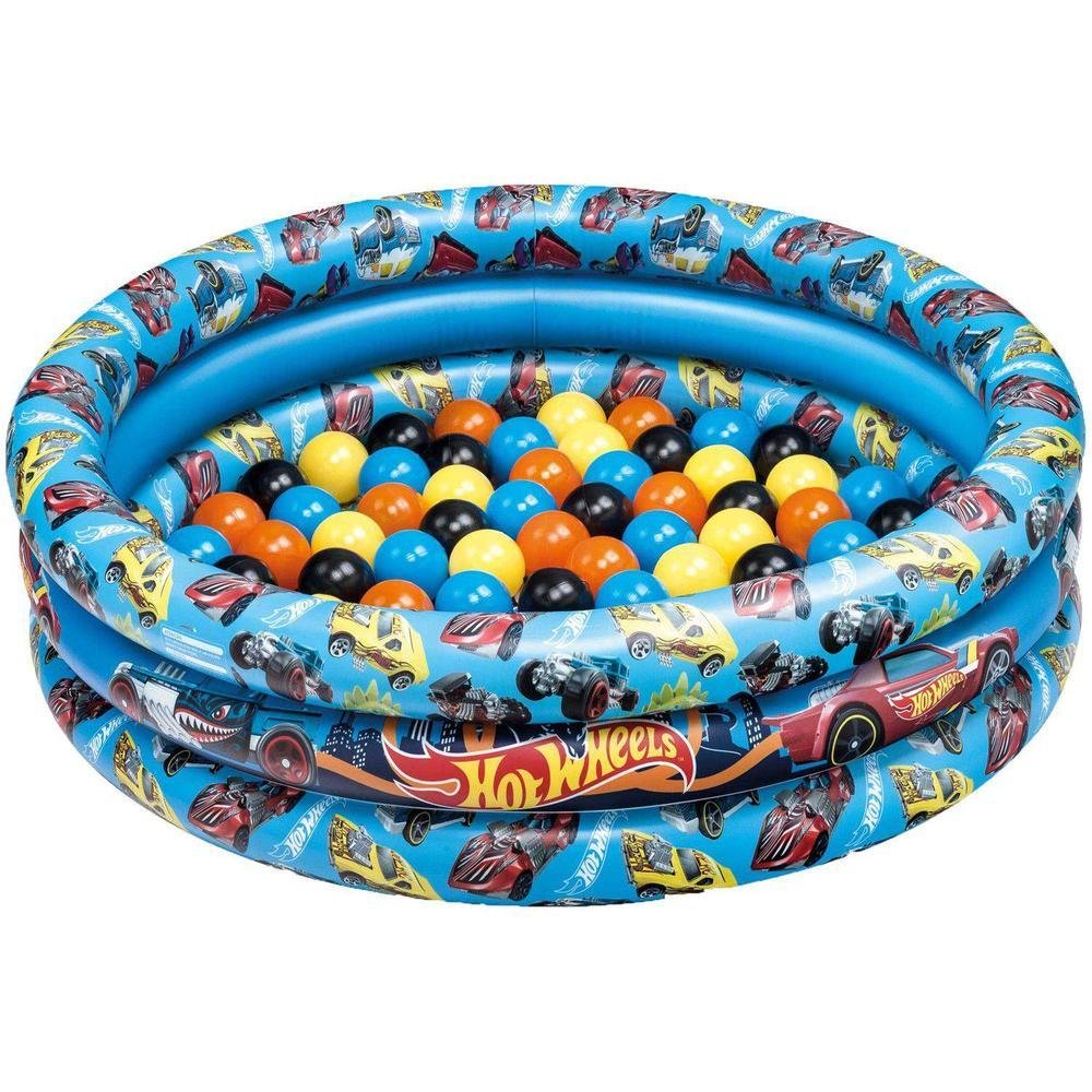 Piscina de Bolinha Hot Wheels 25 Bolinhas