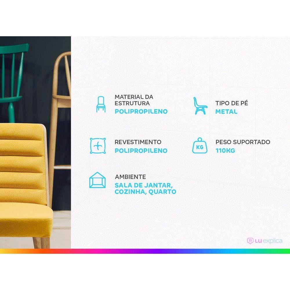 Cadeira de Polipropileno Empório Tiffany