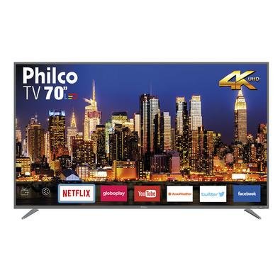 Smart TV Philco LED 4K 70'', Netflix - Bivolt | KaBuM!