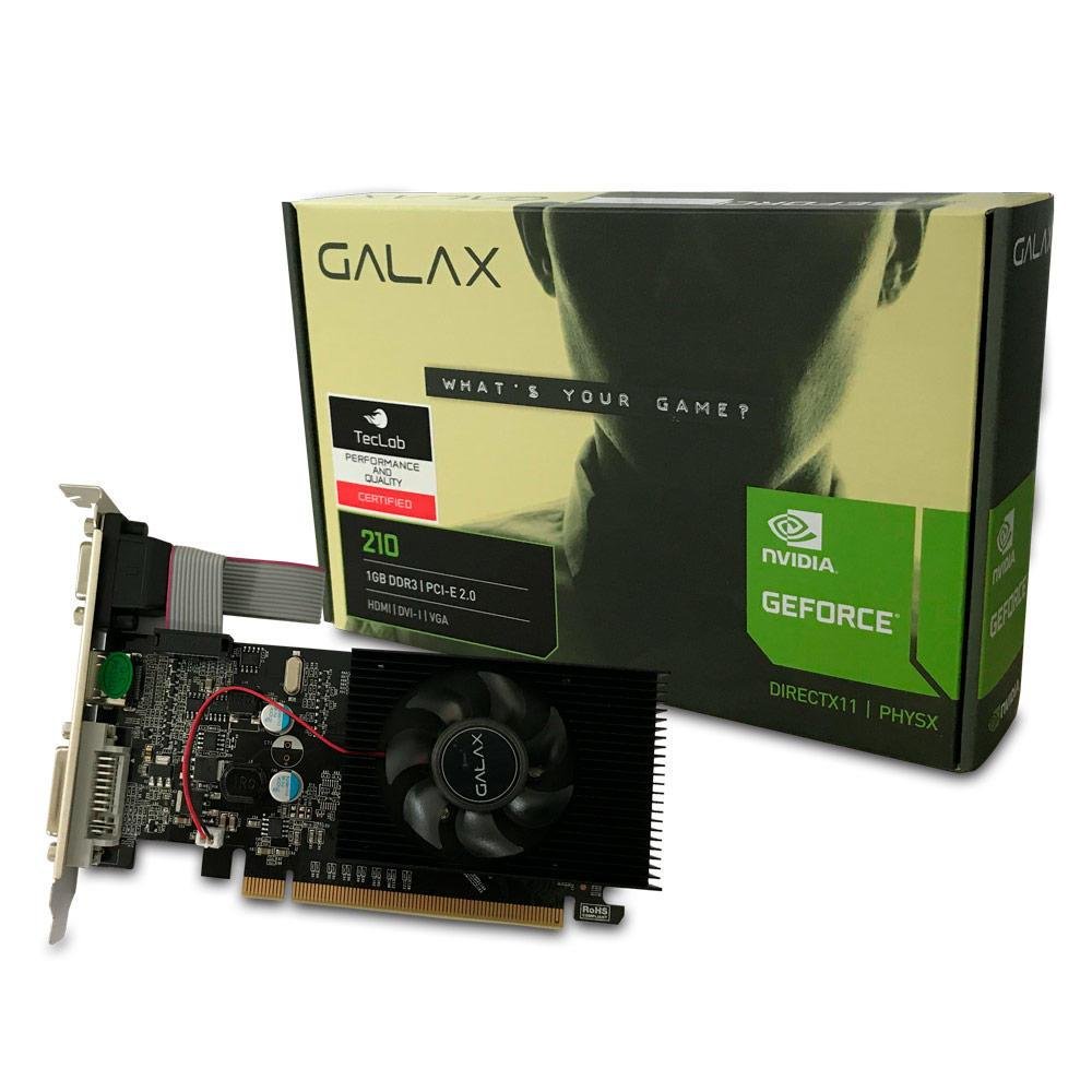 Placa de Vídeo Galax GT 210 KaBuM