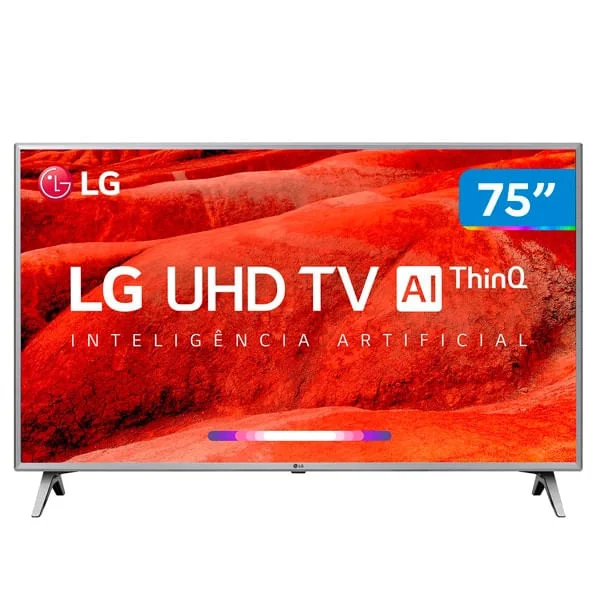 Smart TV LED LG 75 Polegadas 4K 4 HDMI 2 USB WiFi