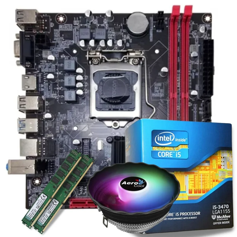Kit Upgrade Placa Me B75 I5 3 Geraço KaBuM