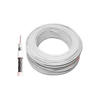 Cabo Coaxial Rg6 - 67% Malha Branco | KaBuM!