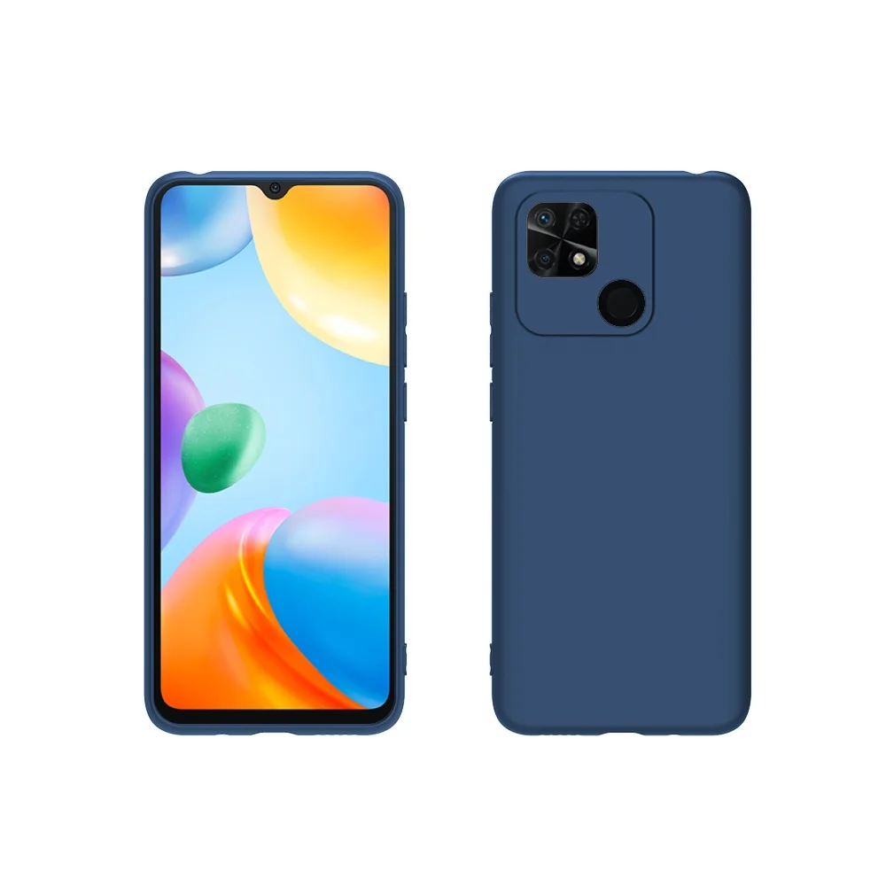 Capa Xiaomi Silicone P Redmi 10C Azul KaBuM