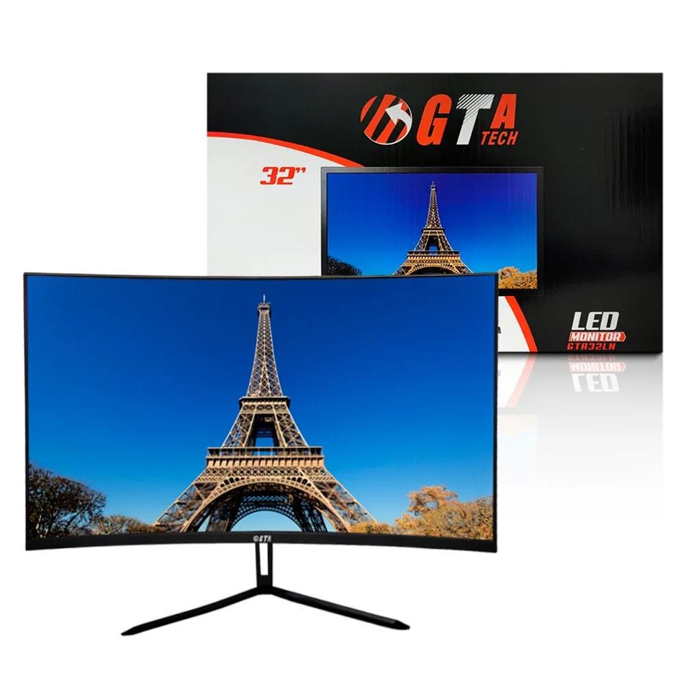 Monitor Gta Tech 32 polegadas LED FULL HD | KaBuM!