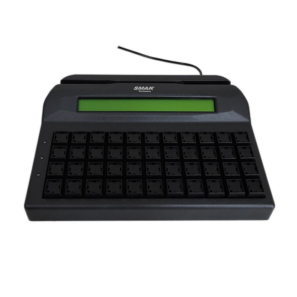 Teclado PDV Smak 44 Teclas Display 2 Linhas KaBuM