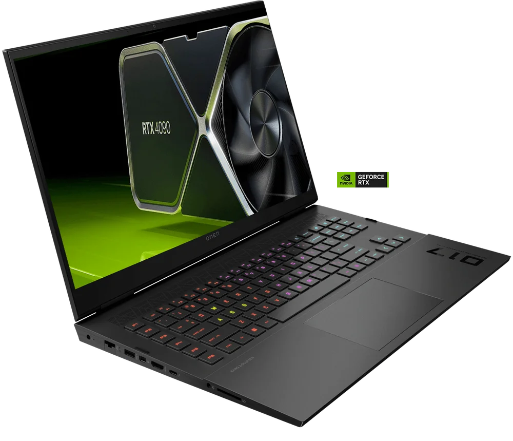 Notebook HP Omen 17 i7 64GB RAM RTX 4090 KaBuM