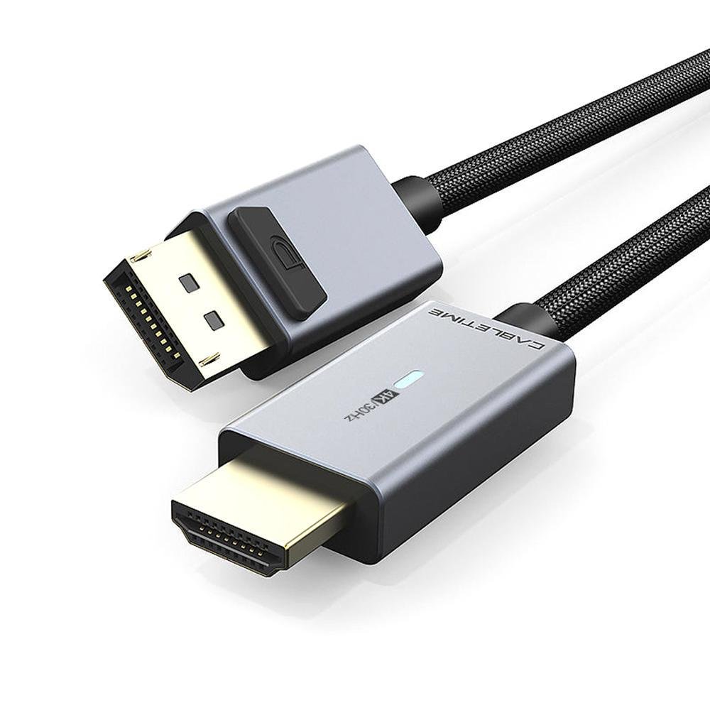 Cabo Displayport Para HDMI 4k 30hz 1m KaBuM