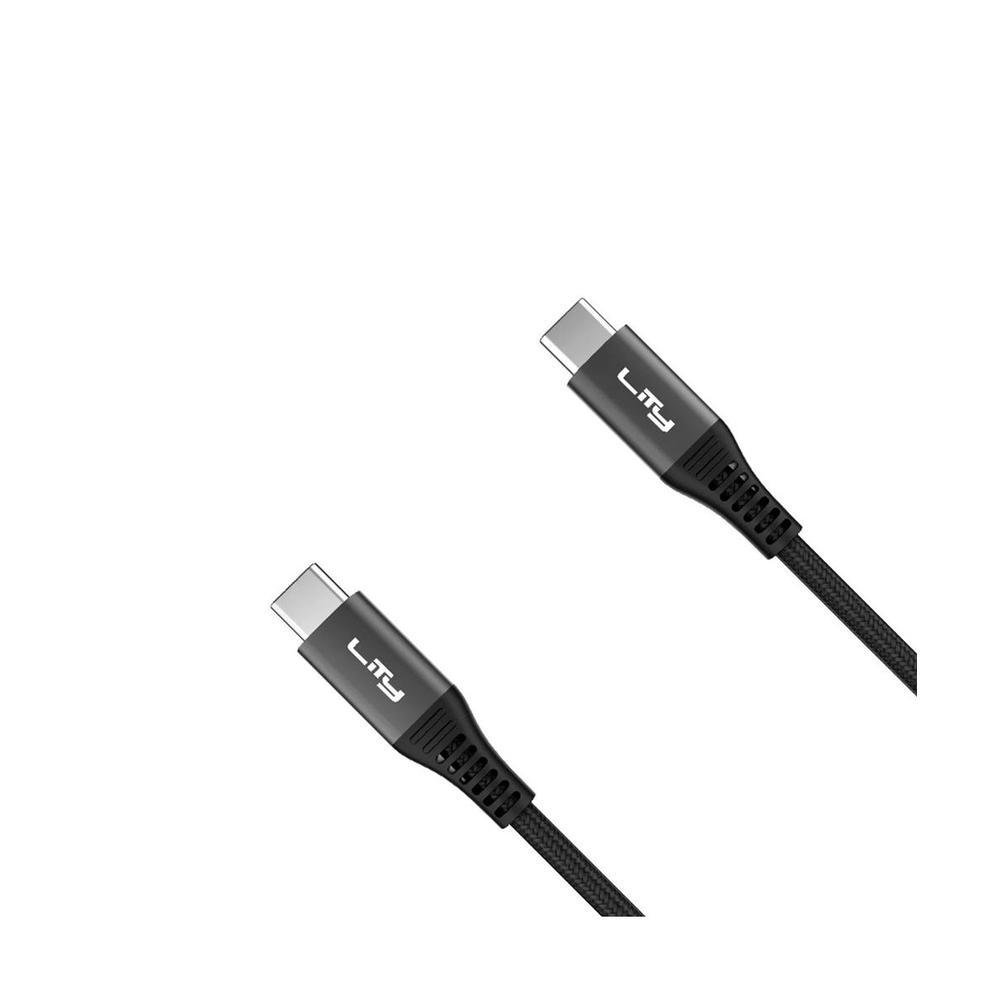 Cabo USBC Lity Para USBC 15m Preto KaBuM