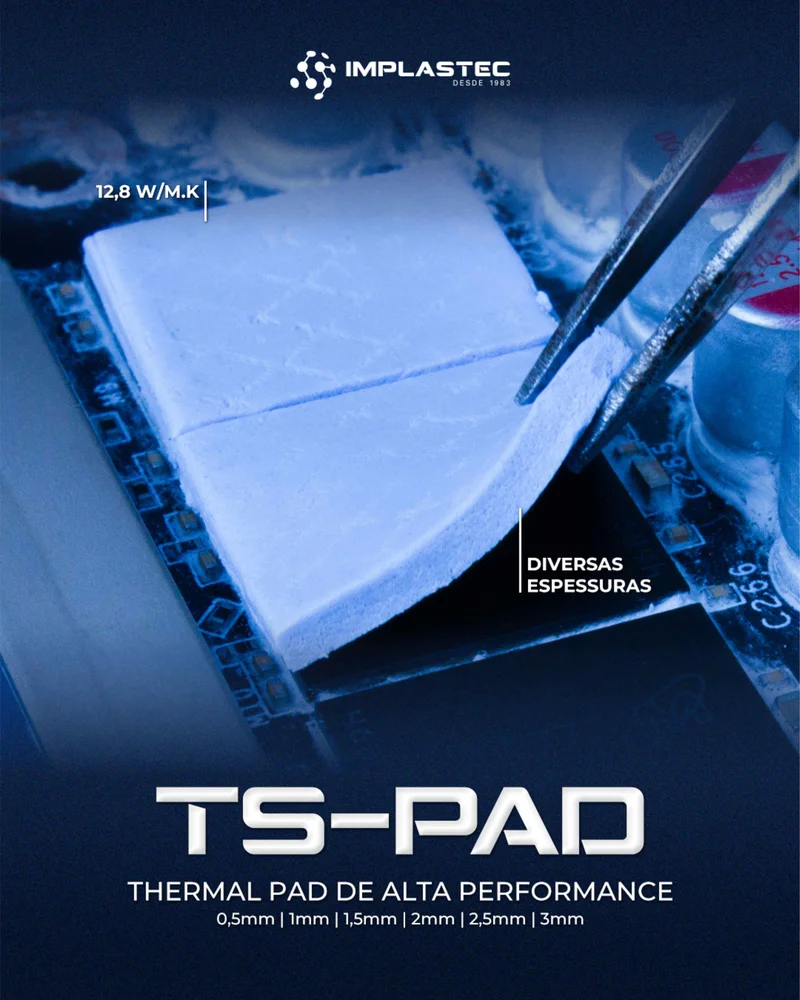 Thermal Pad Térmico Implastec Ts Pad 15mm KaBuM