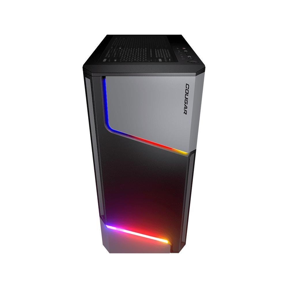 Gabinete Gamer Cougar Mx360 RGB Mid Tower KaBuM
