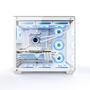 Gabinete Aquário Gamer Hyrax Branco KaBuM