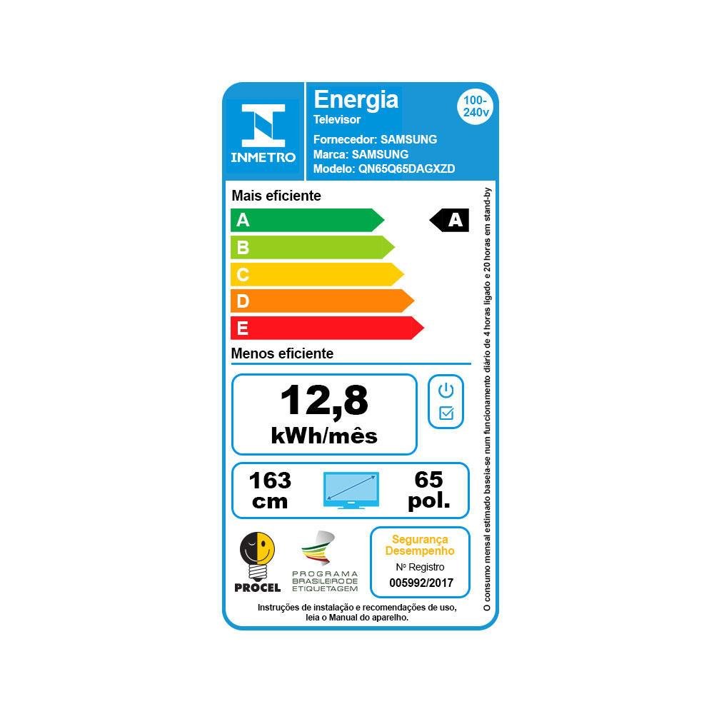 Smart TV 65 Polegadas Samsung QLED 4KKaBuM