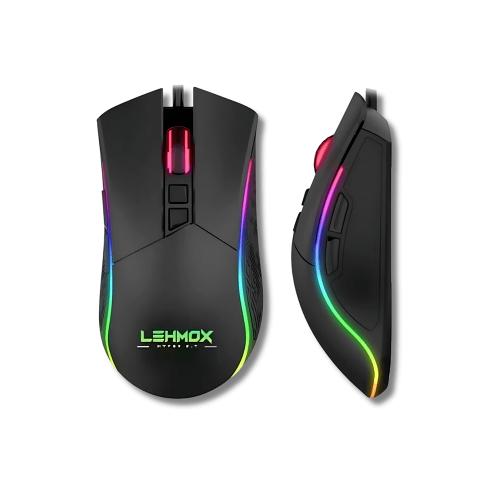 MOUSE GAMER 7 BOTÕES COM LED RGB LEHMOX GTM2